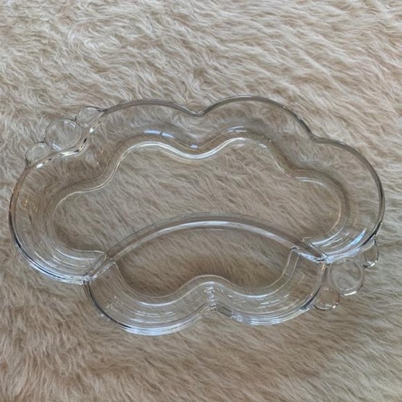 Dining | Vintage Glass Cloud Dish | Poshmark